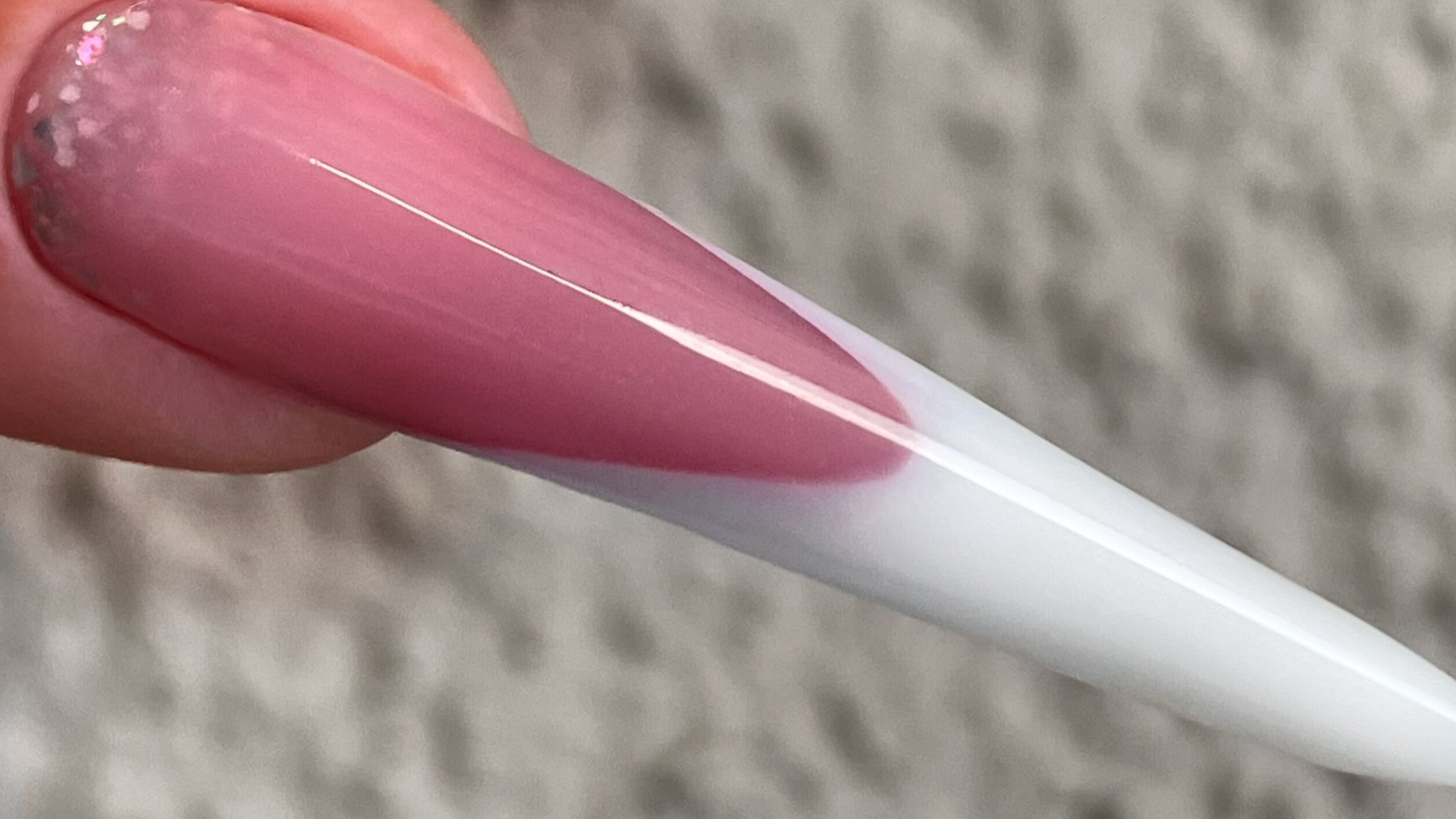 Glitter OMBRE Reverse tip